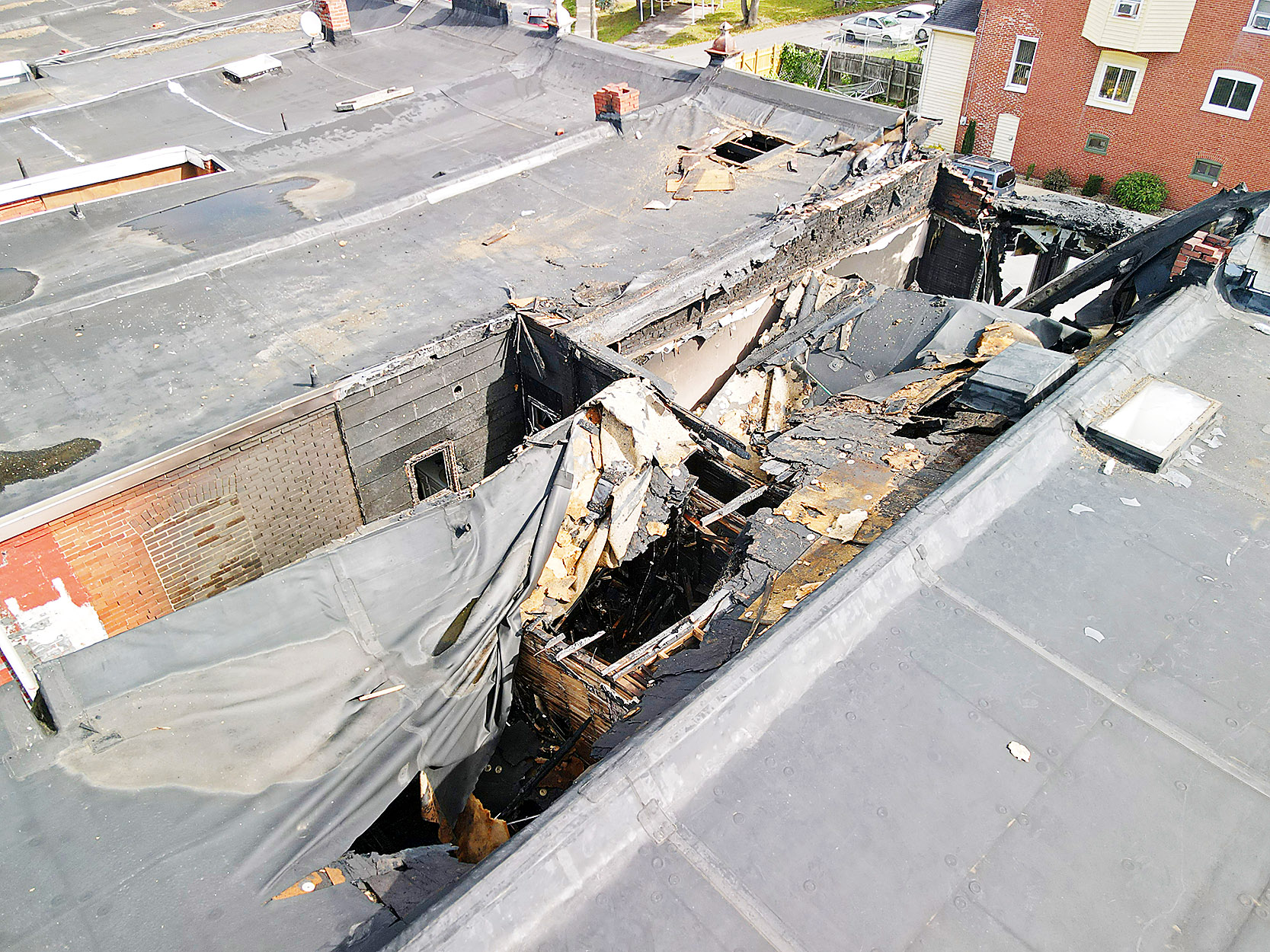 Altoona rowhouse fire 2 | News, Sports, Jobs - Altoona Mirror